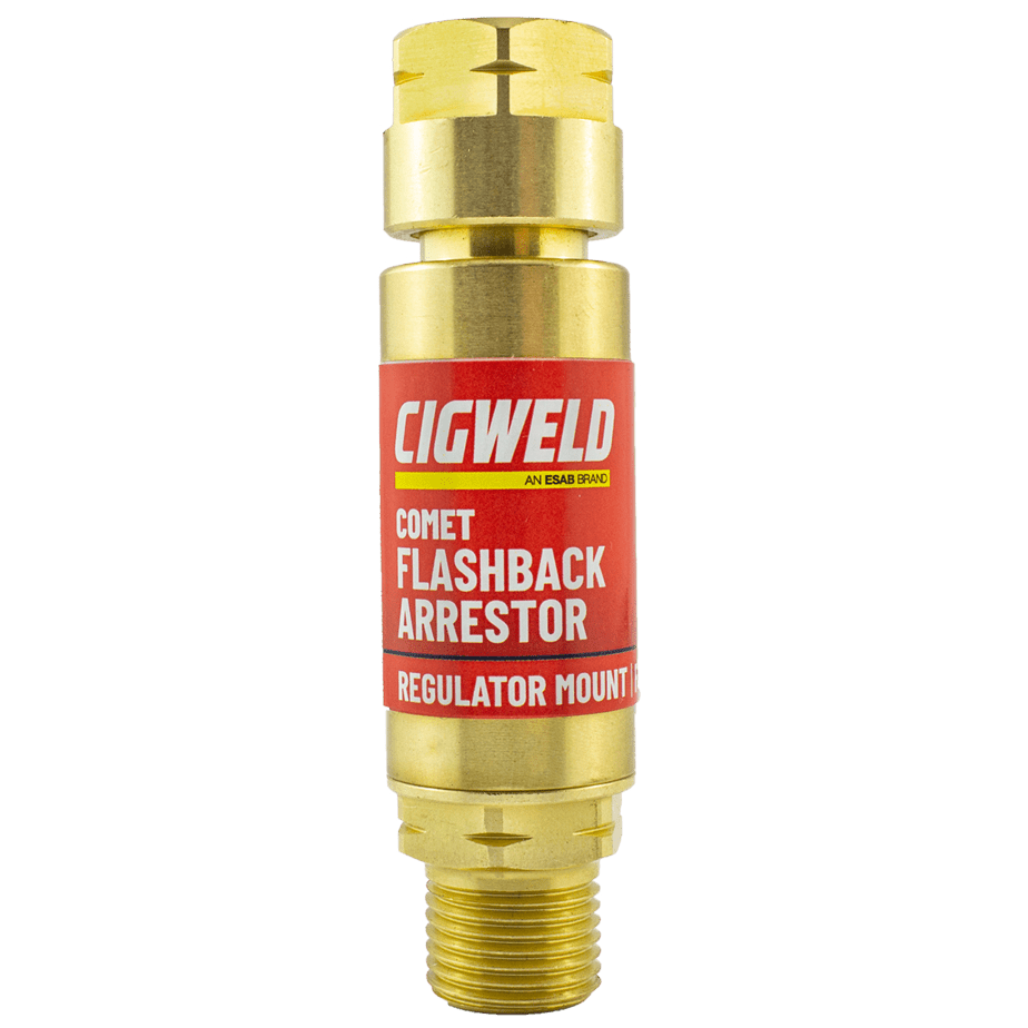 Cigweld Comet Flashback Arrestor Regulator End -Fuel - Bilba Industries
